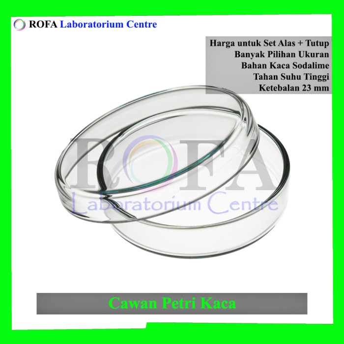 Jual Alat Lab Cawan Petri Kaca / Petridish / Petri Dishes | Shopee ...