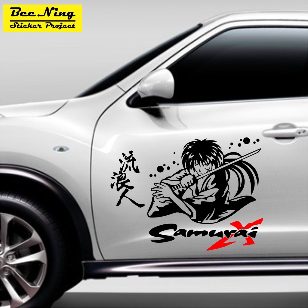 Jual STIKER KACA MOBIL SAMURAI X KENSIN 80 CM STIKER MOBIL KEREN ...