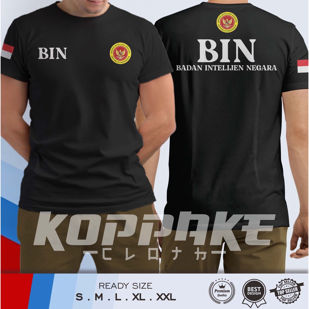 Jual Kaos BIN Badan Intelijen Negara Baju Distro | Shopee Indonesia