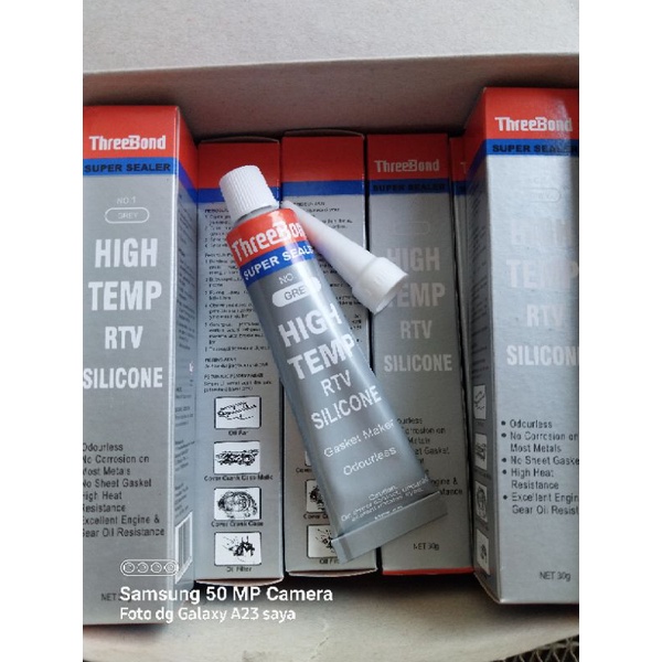 Jual READY LEM GASKET THREEBOND HIGH TEMP RTV SILICONE SUPER SEALER ABU ...