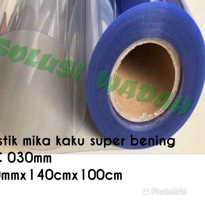 Jual Realpct Plastik Mika Kaku Rigid PVC Super Clear,Lebar 140cm Tebal 030mm | Shopee Indonesia