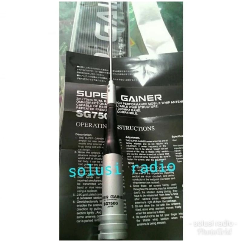 Jual Antena diamond sg7500 dualband original | Shopee Indonesia