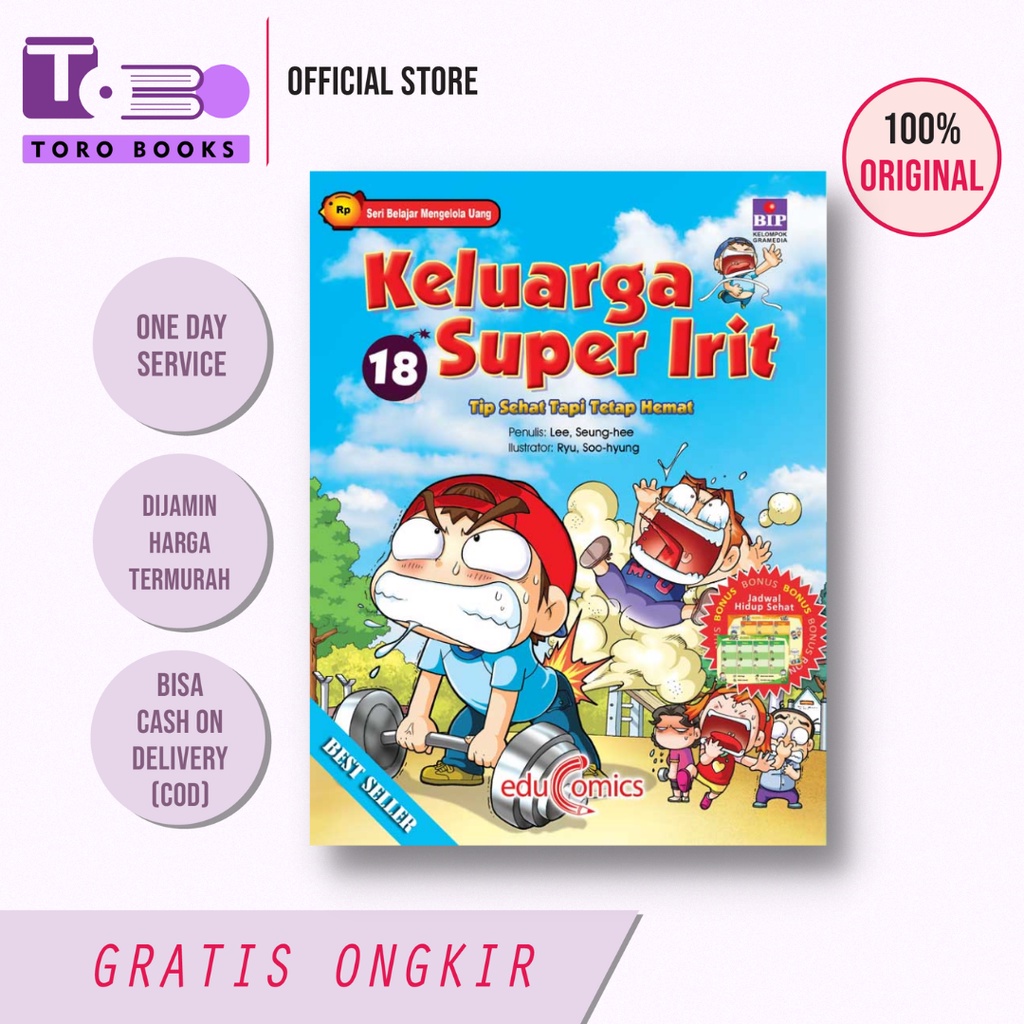 Jual Buku EDUCOMICS : KELUARGA SUPER IRIT ( vol 1-39) | Shopee Indonesia