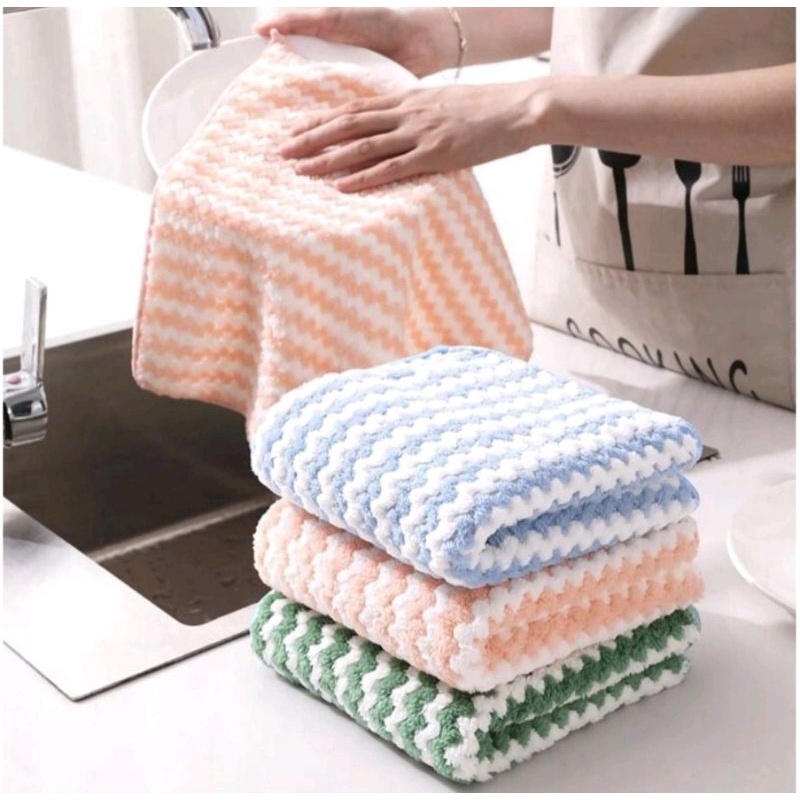 Jual kain lap dapur Lap tangan kain Lap Piring Lap Anti Minyak Lap ...
