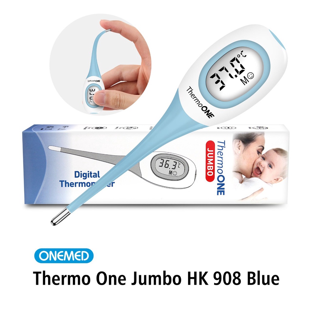 Jual Thermometer Digital Thermo One Jumbo HK 908 OneMed OS | Shopee ...
