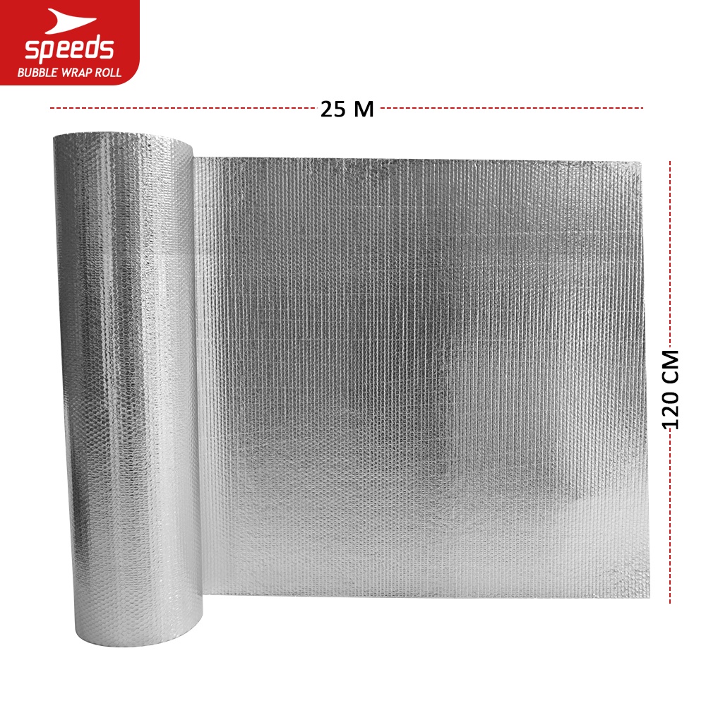 Jual SPEEDS Bubble Warp Aluminum Foil Roll Peredam Panas Dingin ...