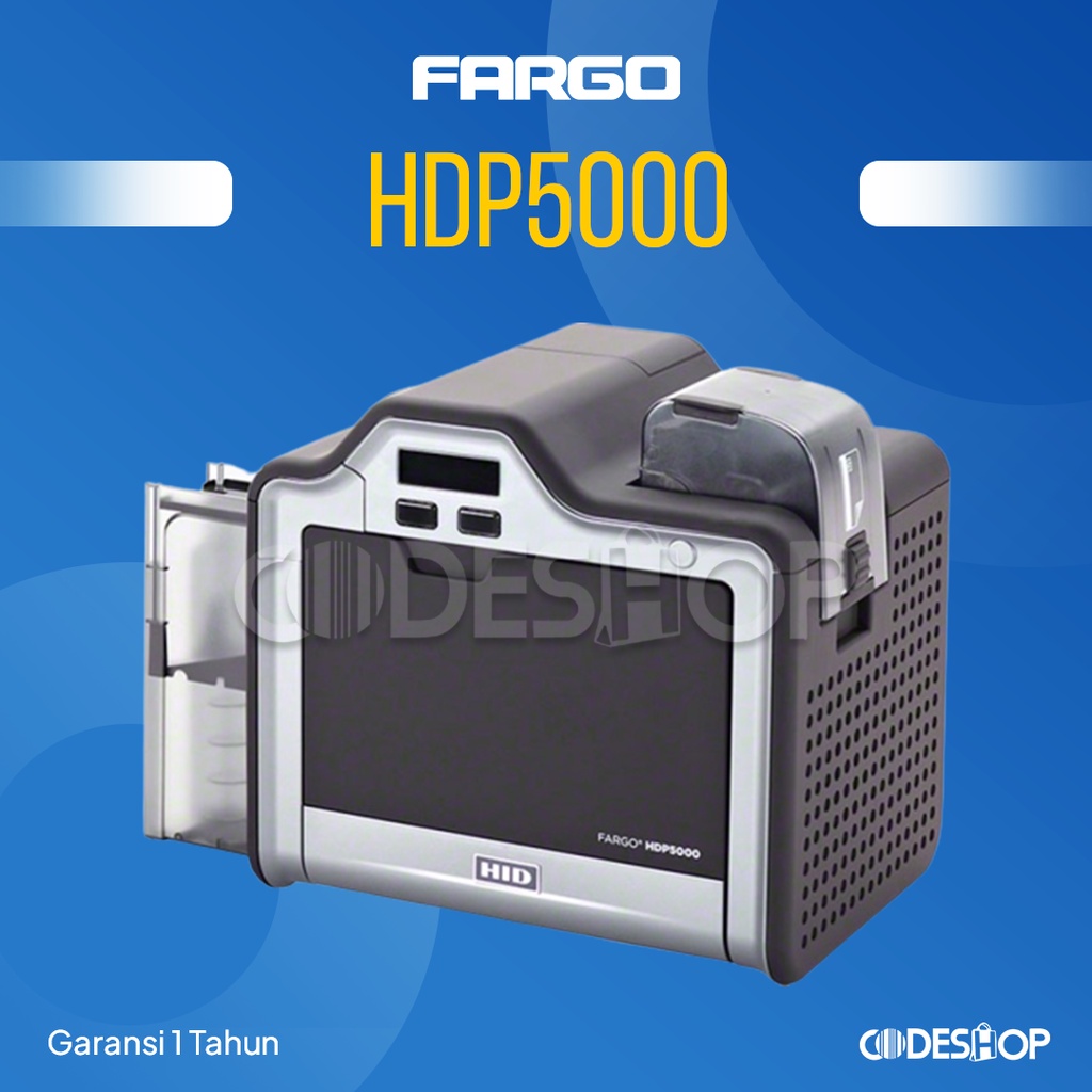 Jual Fargo HDP 5000 ID Card Printer Cetak Kartu Single Side Retransfer ...