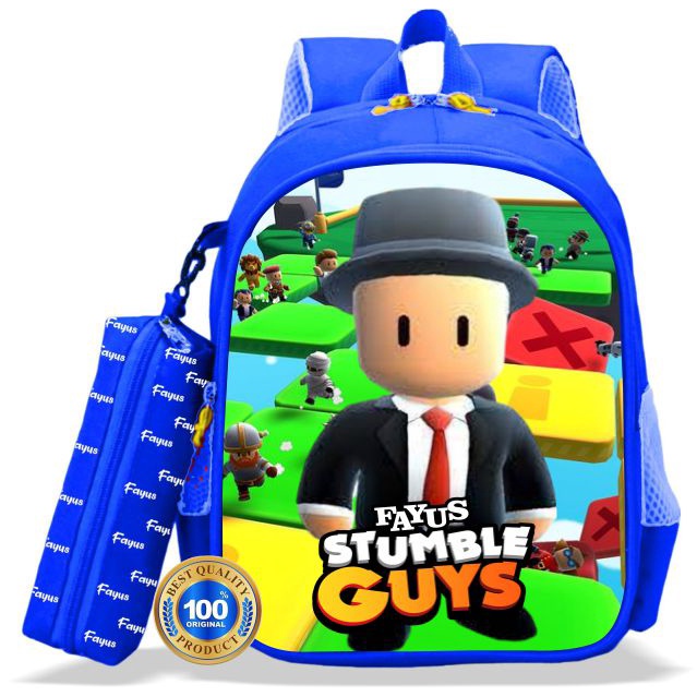 Jual tas ransel anak sekolah PREMIUM karakter game STUMBLE GUYS terbaru bisa bayar di tempat ...