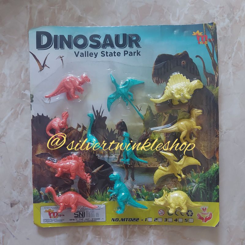 Jual Mainan edukasi dinosaurus valley state park hewan binatang animal ...