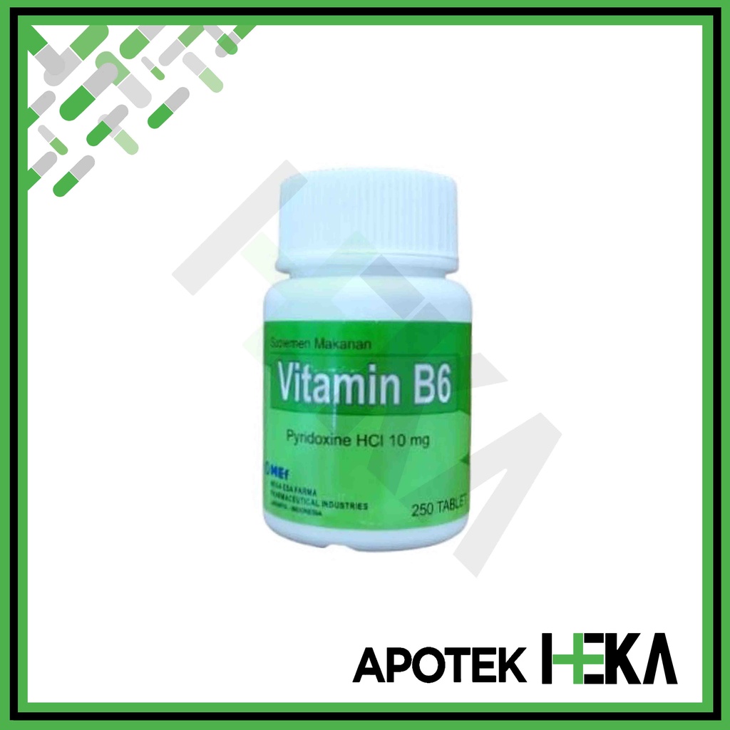 Jual Vitamin B6 10 mg Esa Farma Botol isi 250 Tablet (SEMARANG) | Shopee Indonesia