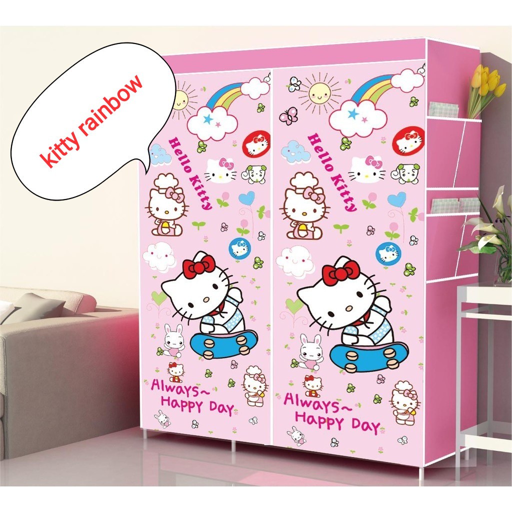 Jual Lemari Portable Lemari Anak lemari pakaian portable serbaguna (105 ...