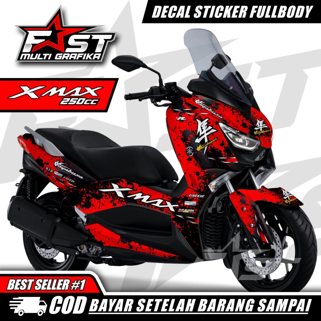 Jual Sticker Decal Yamaha Xmax 250 Full Body Decal Full Body Yamaha ...