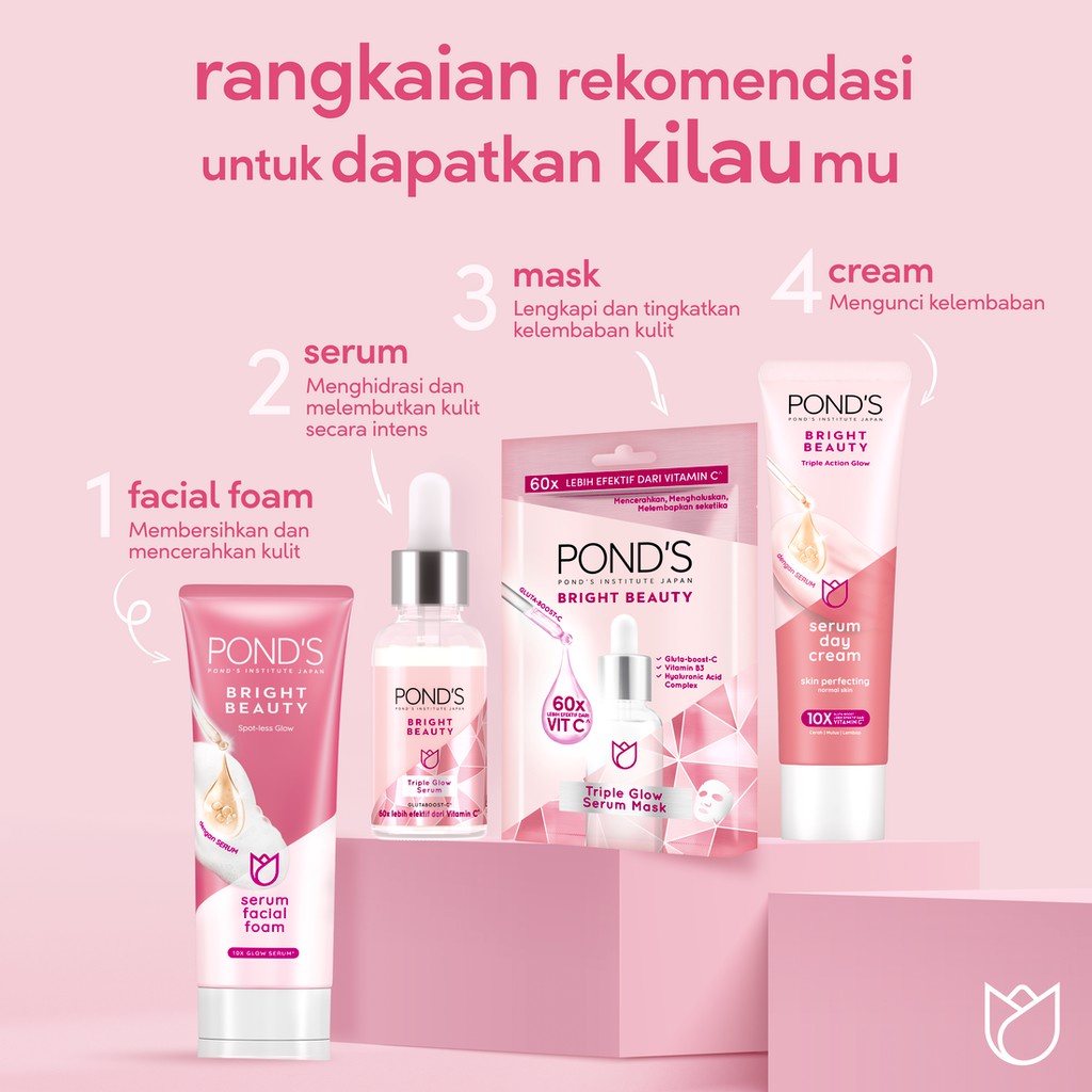 Jual Ponds Bright Beauty Series | Cream | Tone Up | Serum | Essece ...