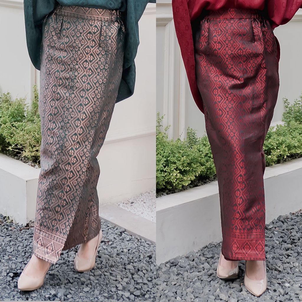 Jual ROK SONGKET | Rok Kebaya Palembang [KINNAS BATIK] | Shopee Indonesia