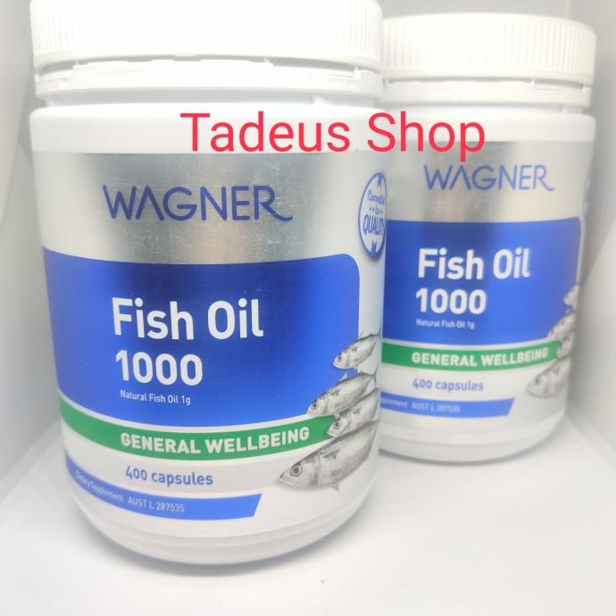 Jual WAGNER FISH OIL OMEGA 3 1000MG 400 TAB MINYAK IKAN EPA DHA ANAK ...