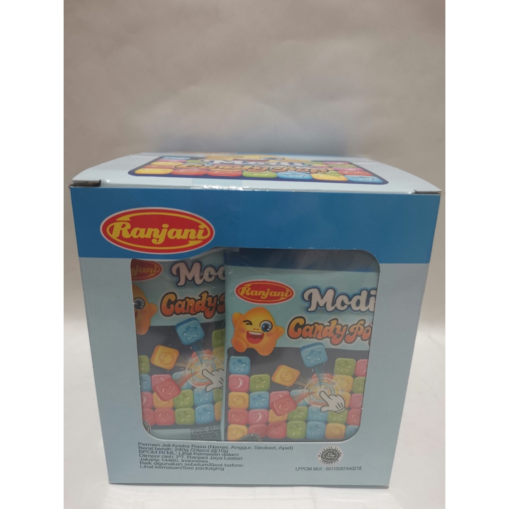 Jual Permen Ranjani Mody Candy Pop box | Shopee Indonesia