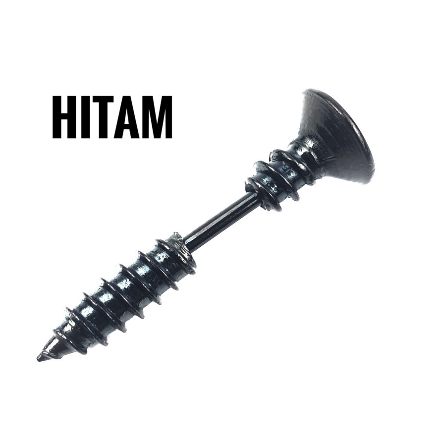 Jual Anting Tindik Model Sekrup Gaya Punk untuk Pria | Shopee Indonesia