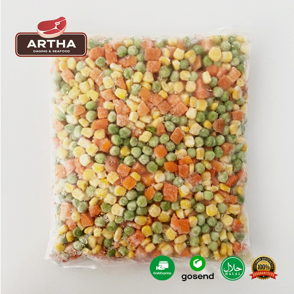 Jual MIX VEGETABLE 3 WAYS PREMIUM // FROZEN VEGETABLE // 500GR/1KG ...
