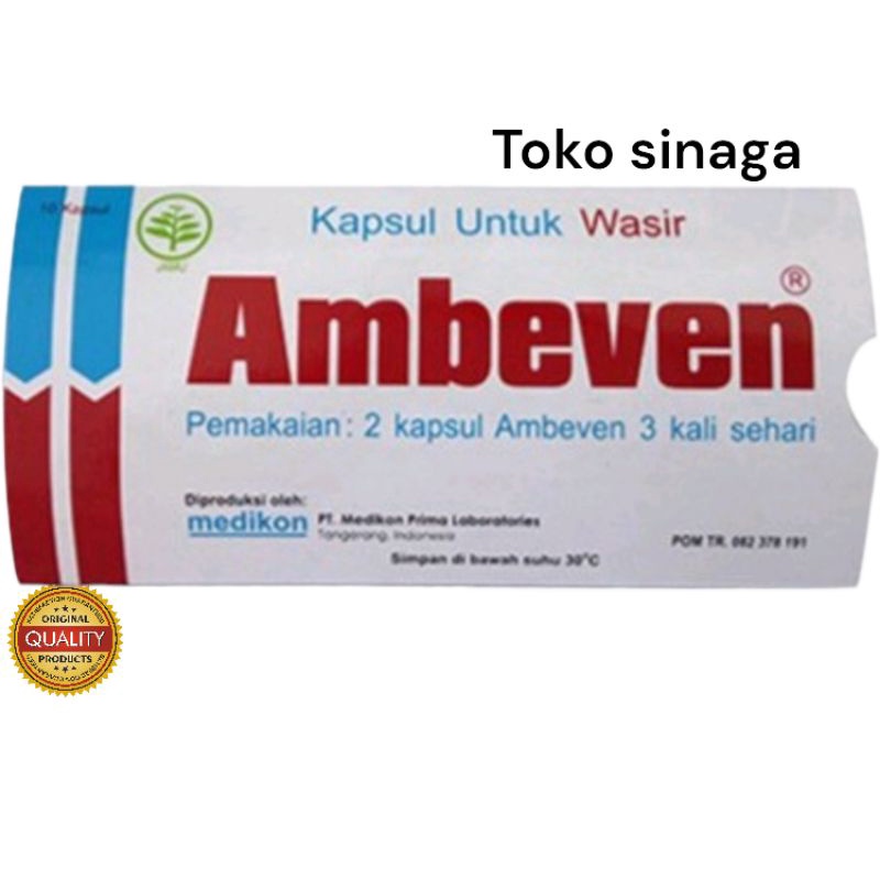 Jual Ambeven 1 strip isi 10 kapsul. | Shopee Indonesia