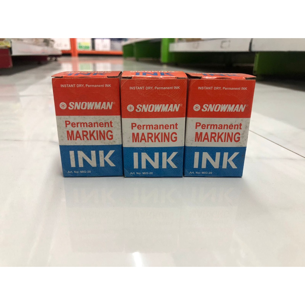 Jual REFILL INK / ISI ULANG TINTA SPIDOL PERMANENT / WHITEBOARD SNOWMAN ...