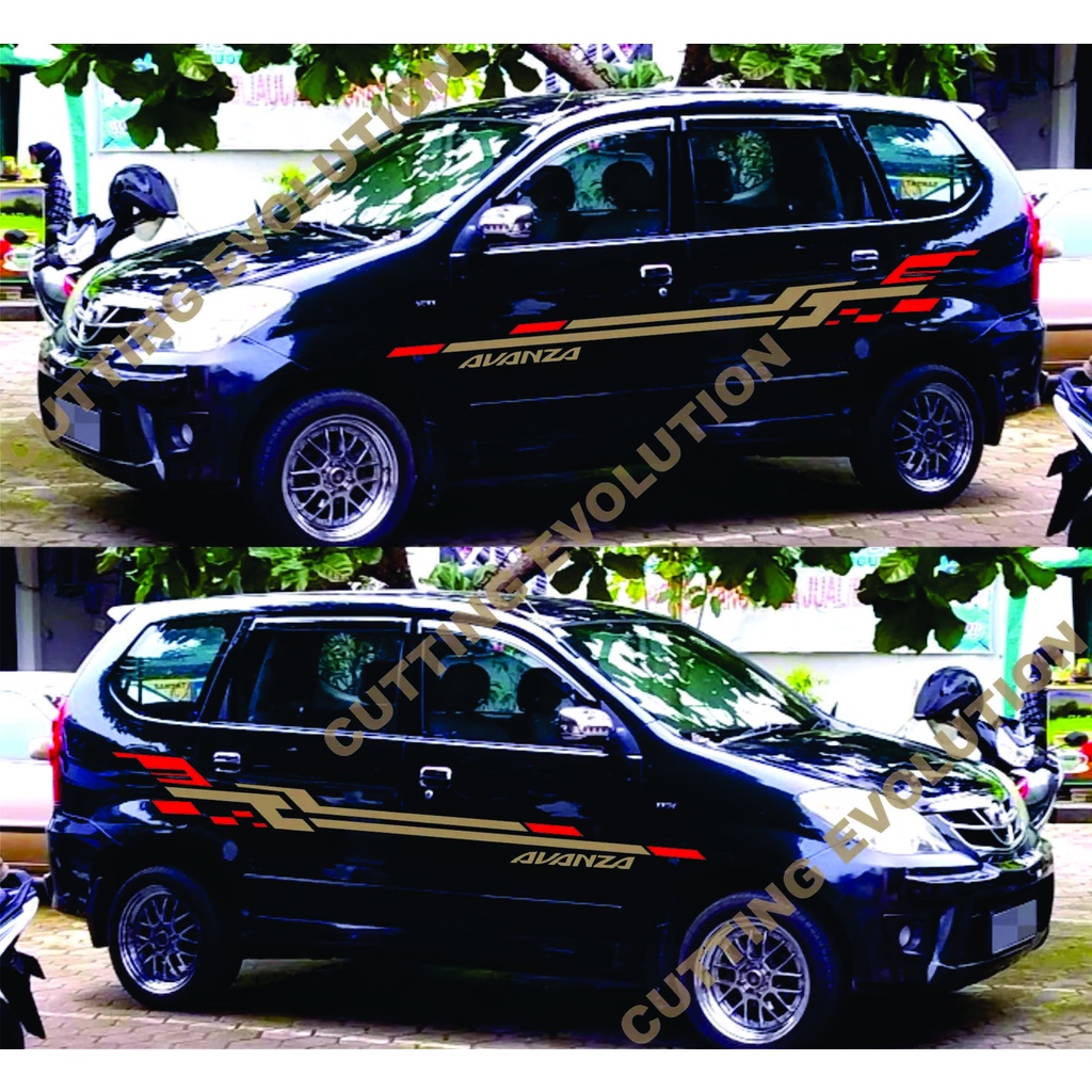 Jual Stiker cutting mobil avanza sticker mobil avanza | Shopee Indonesia