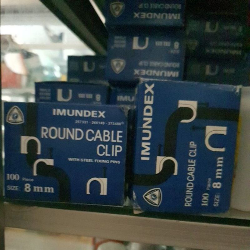 Jual KLEM KABEL KLIP KABEL LISTRIK IMUNDEX HARGA PER BOX | Shopee Indonesia