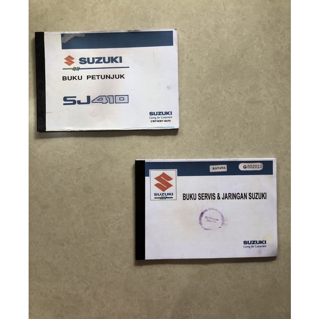 Jual BUKU PETUNJUK dan BUKU SERVICE SUZUKI KATANA JIMNY SJ410 | Shopee ...