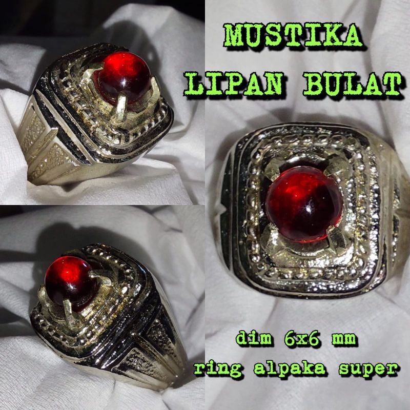 Jual BATU CINCIN MUSTIKA LIPAN BULAT 6 MM | Shopee Indonesia