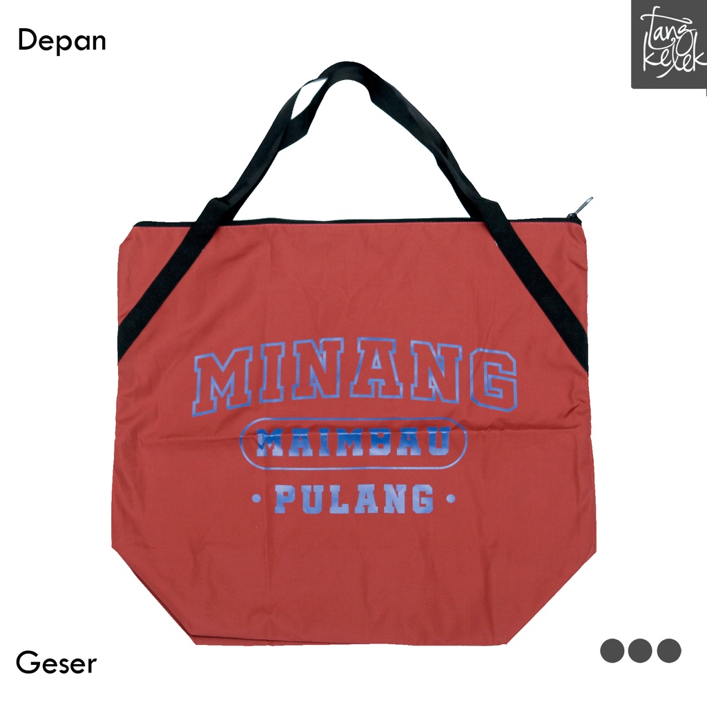 Jual Tangkelek Tas Tote Bag Minang Maimbau Pulang Warna Orange Bata ...