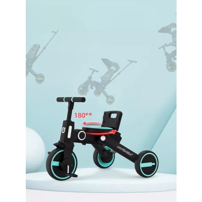 Jual Sepeda Anak Lipat Roda 3 Baby Stroller Folding 7In1 #Original ...