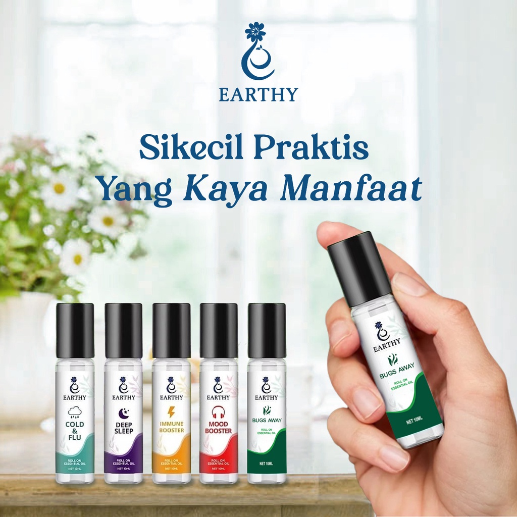 Jual Essential oil roll on cough and flu/ immune booster/aromatheraphy ...