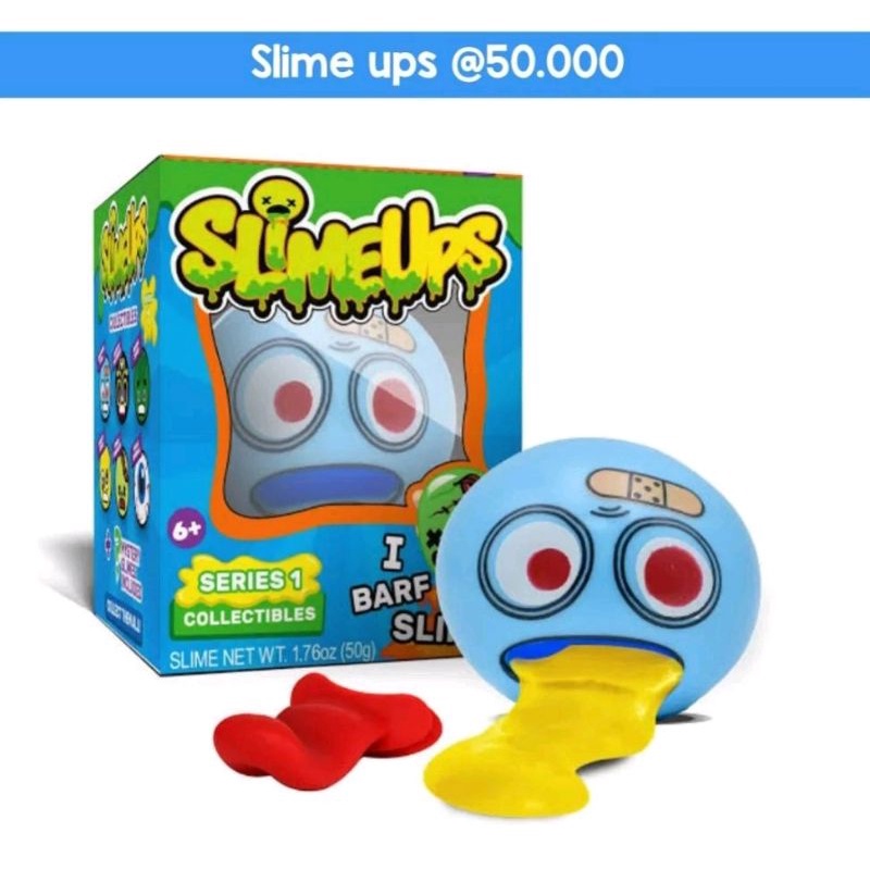 Jual slime ups mainan slime horrible Spit slime with tongue | Shopee ...