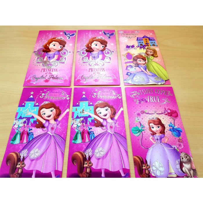 Jual Promo ANGPAO DISNEY PRINCESS ORIGINAL SOFIA UNGU ANGPAO ULTAH ANAK ...
