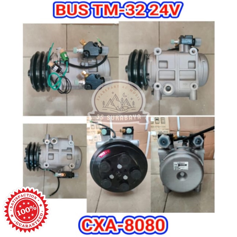 Jual Kompresor Bus TM32 TM31 TM 32 24V Ac Bus Denso Compressor ...