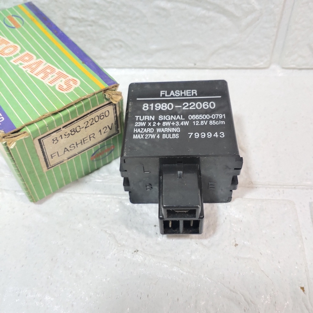 Jual Flaser mobil 12V K3 81980-22060 Flasher sen 12 Volt | Shopee Indonesia