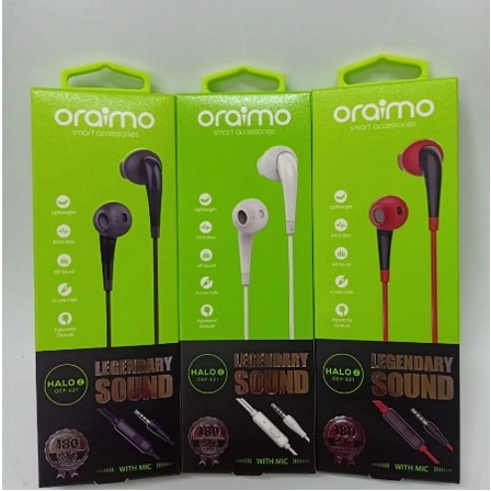Jual Oraimo Headset I In Ear I Handsfree Android IOS OEP-E21 I Mic ...