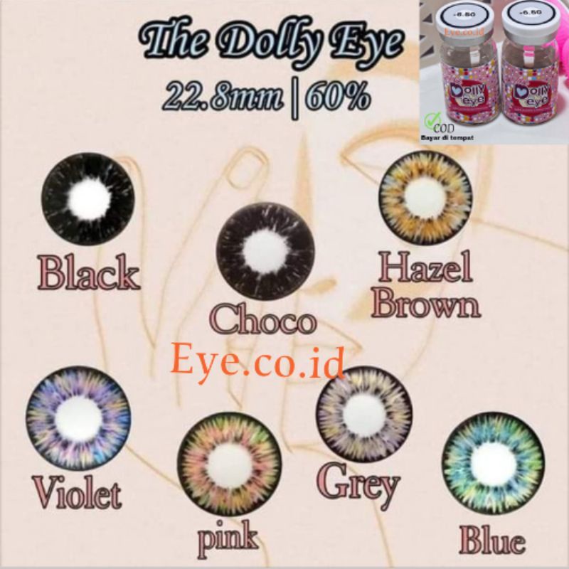 Jual DOLLYE EYE SOFTLENS MADE IN KOREA | Shopee Indonesia