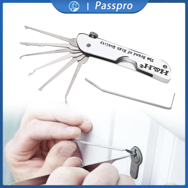 Jual Alat Pembuka Kunci Gembok Pintu Locksmith Tools Door Lock Pick ...
