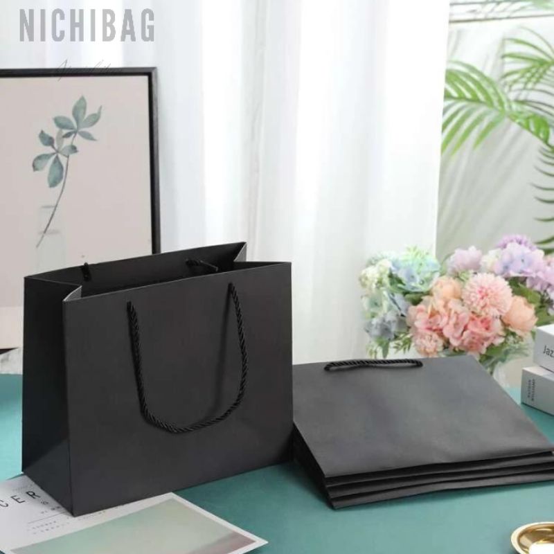 Jual PAPER BAG PREMIUM SUPER BLACK 26×12×22| PAPER BAG WEDDING | PAPER ...