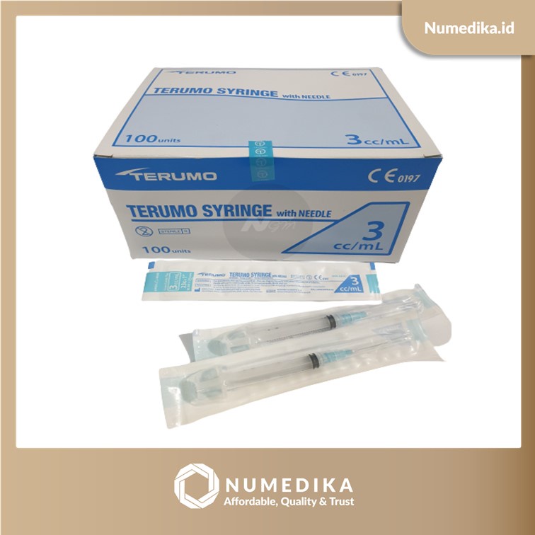 Jual Disposable Syringe With Needle Terumo 3 CC / Spuit 3 CC | Shopee Indonesia