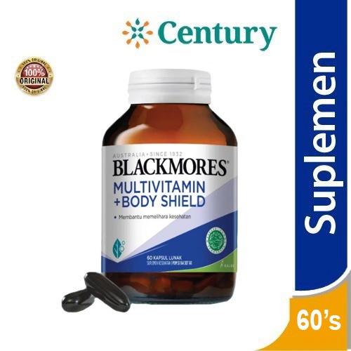 Jual Blackmores Multivitamin + Body Shield 60 Kapsul/Daya Tahan Tubuh ...