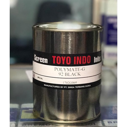 Jual TOYO INDO POLYMATE-G 92 BLACK (Cat Sablon Plastik) | Shopee Indonesia