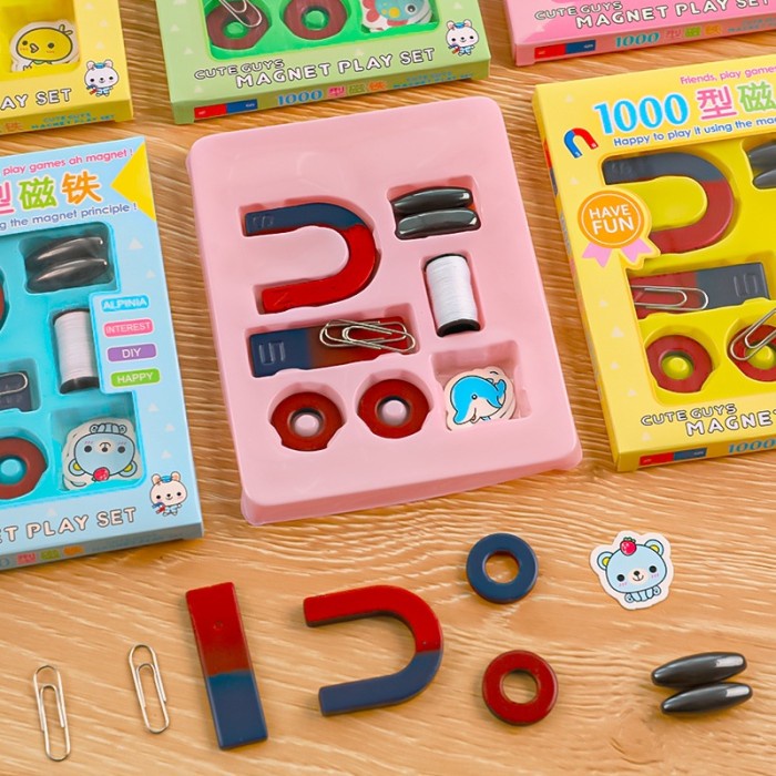 Jual Magnet Play Set / Magnet Mainan Edukasi Praktek Sekolah Komplit 1 ...