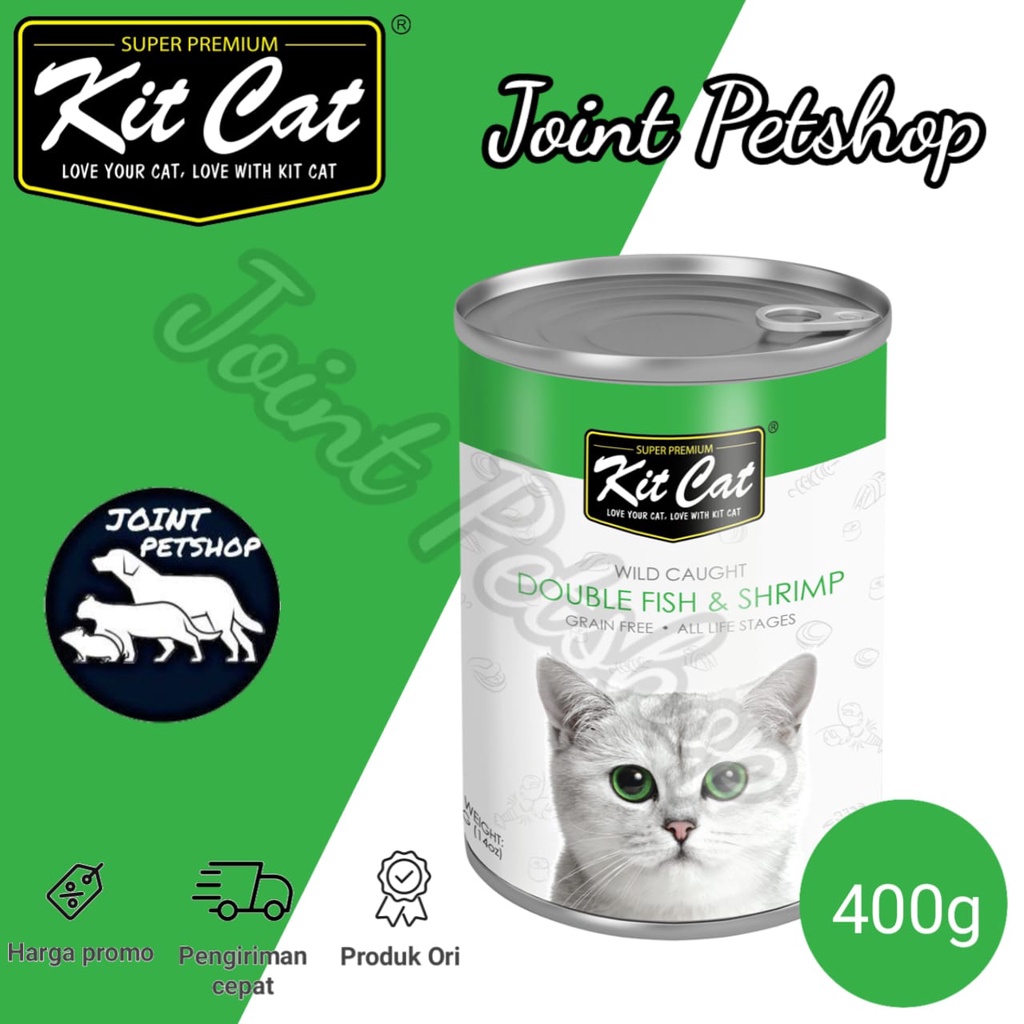 Jual Kit Cat makanan basah kucing 400 gr ALL VARIAN KIT CAT KALENG ALL ...