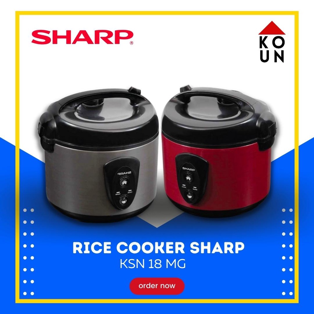 Jual (COD READY) RICE COOKER SHARP KSN 18 MG / KSN 18MG / KSN-18MG ...