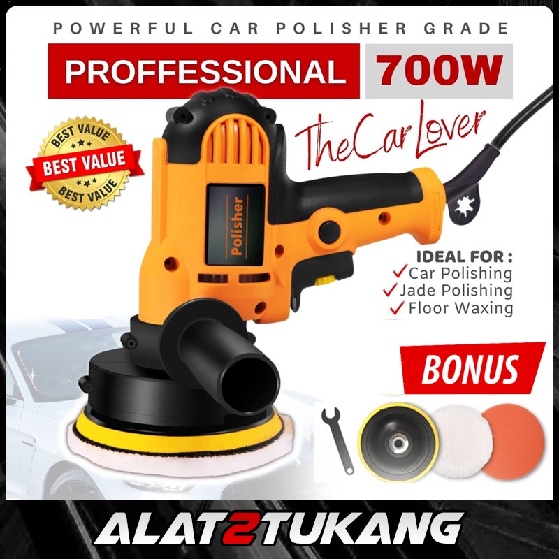 Jual Mesin Gerinda Poles Mobil Professional Car Polisher Machine 700W 5 ...