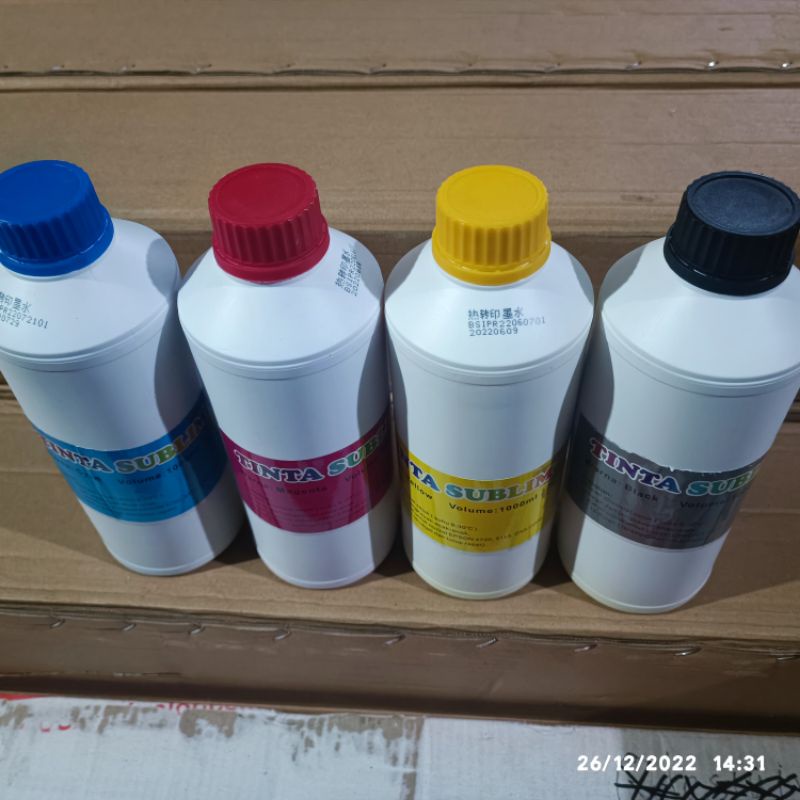 Jual TINTA SUBLIM IMPOR 1 LITER | Shopee Indonesia