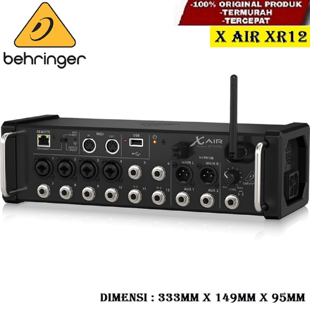 Jual Behringer X Air XR12 Digital Mixer Audio With WiFi | Shopee Indonesia