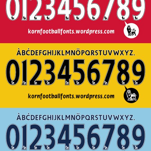 Jual PG - Font / Nameset BPL 2007/2017 , Material Poly. Remake High ...