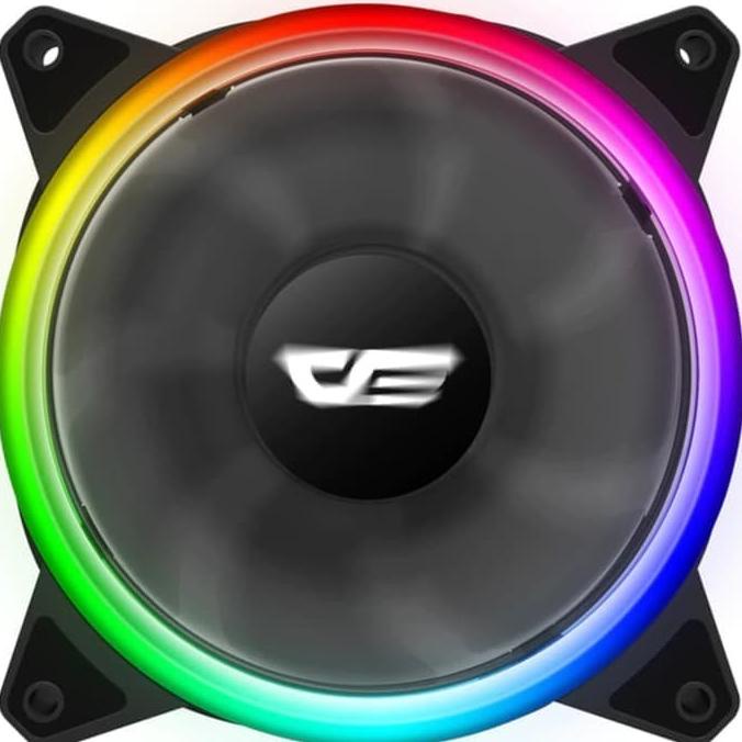 Jual aigo DR12 Pro RGB Double Ring Fan Single Pack | Shopee Indonesia